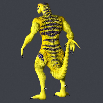 imagination creatures 3d model