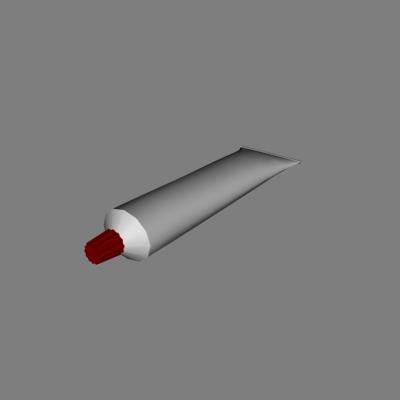 toothpaste 3d model