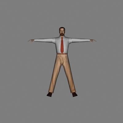 human male 3d model