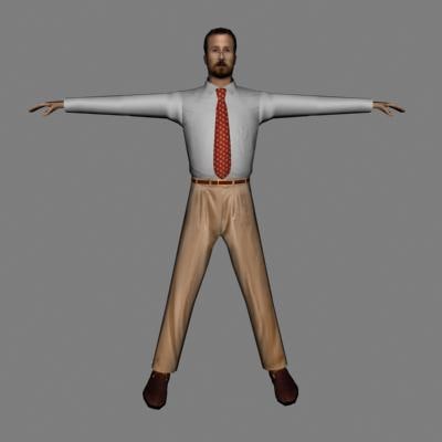 human male 3d model