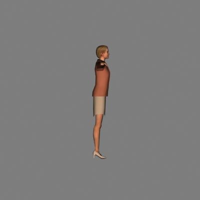 human female 3d model