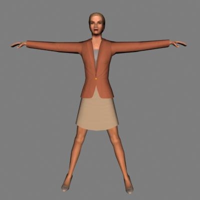 human female 3d model