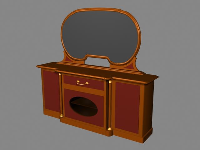 3d dresser model