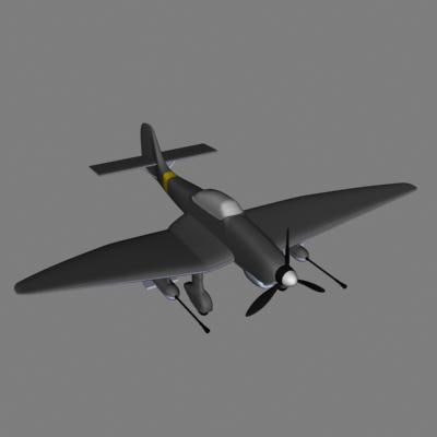 3d model plane