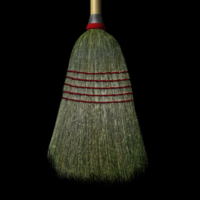 3d model broom