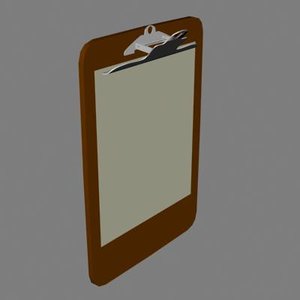 Clipboard 3D Models for Download | TurboSquid