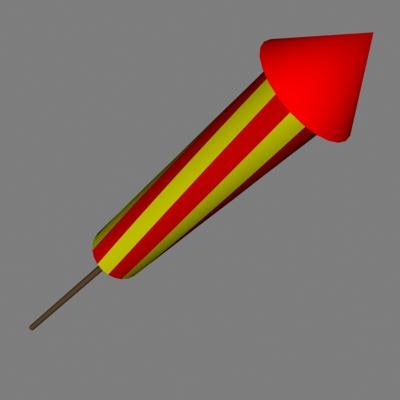 firework 3d model