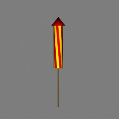 firework 3d model