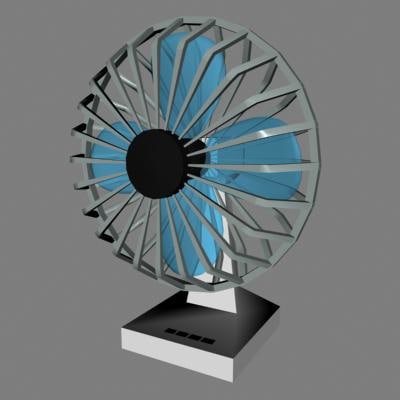 3d fan model