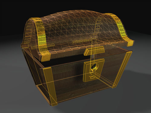 treasure chest 3d model
