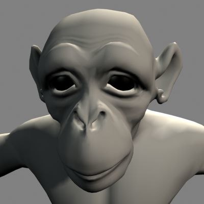 3d monkey model