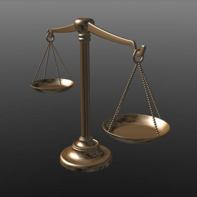 3d scale justice