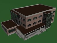 school building 3d model
