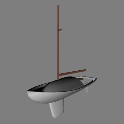 boat sailboat dxf