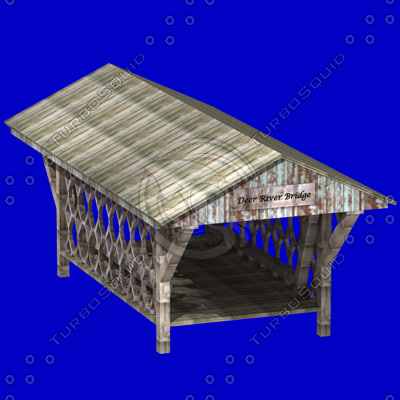 Covered Bridge 3D Models for Download | TurboSquid