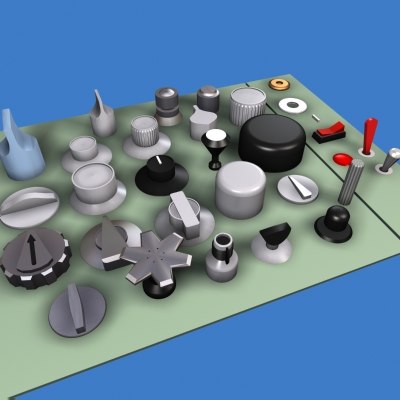 knobs 3d model