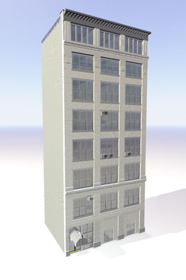 3d new york building model