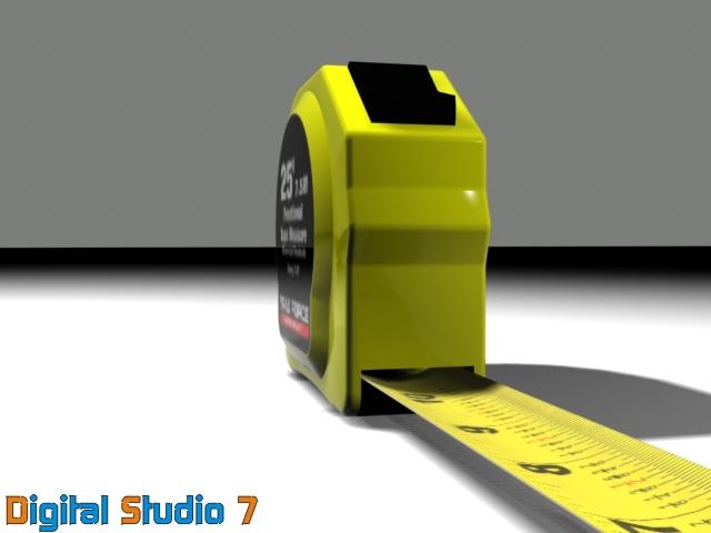 measuring tape 3d model
