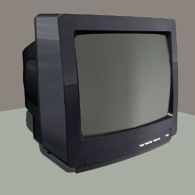 tv television 3d model