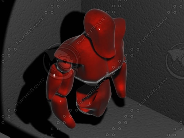 robot refrence man 3d model