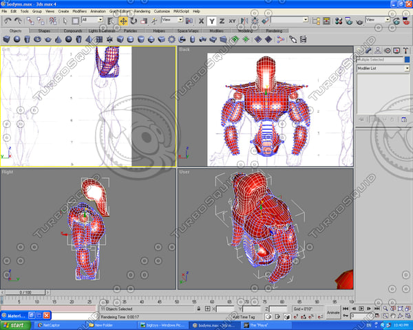 robot refrence man 3d model