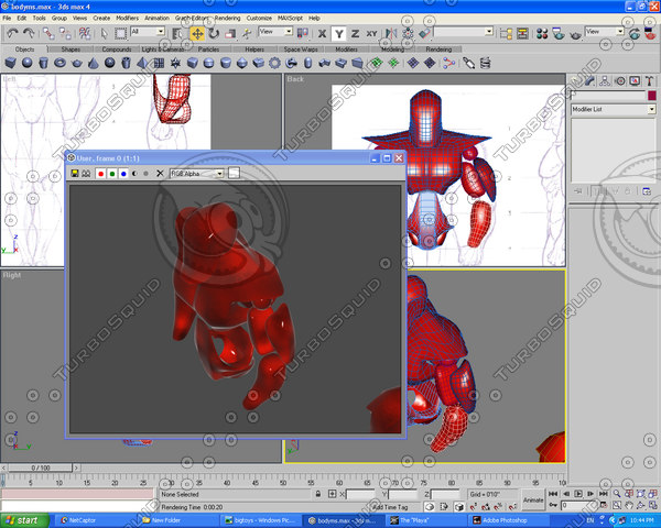 robot refrence man 3d model