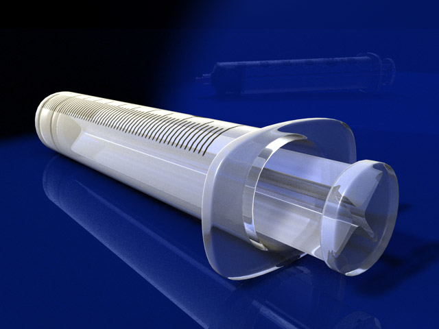 syringe 3d model