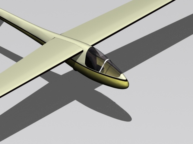 glider 3d model