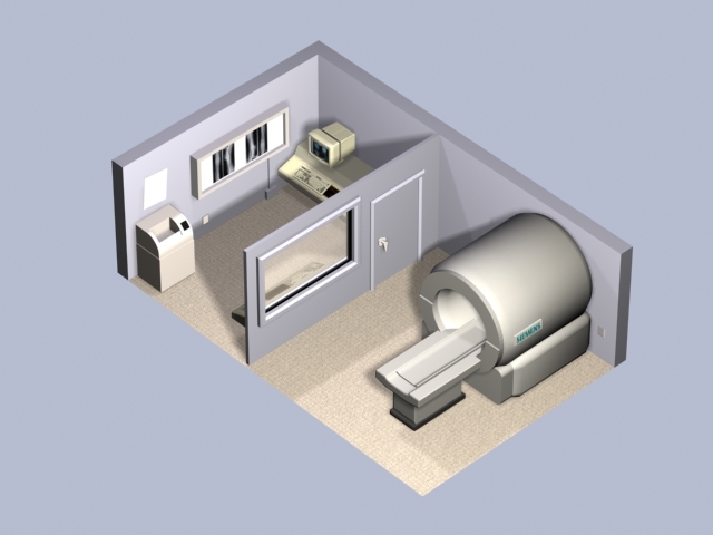 mri room 3d model