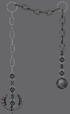 3d spiked chain mace d