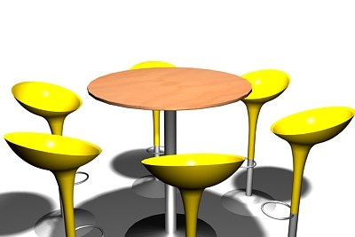Free Cafe Table 3D Models for Download | TurboSquid