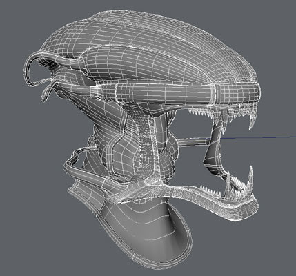 alien head 3d model