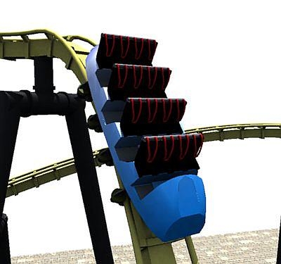 rollercoaster cart 3d model