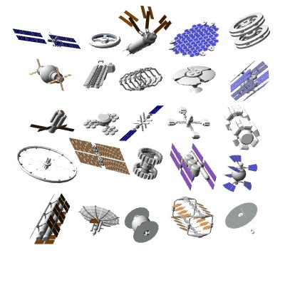 3dsmax space structures range