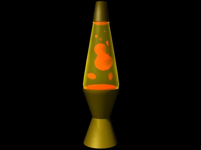 3d model lava lamp