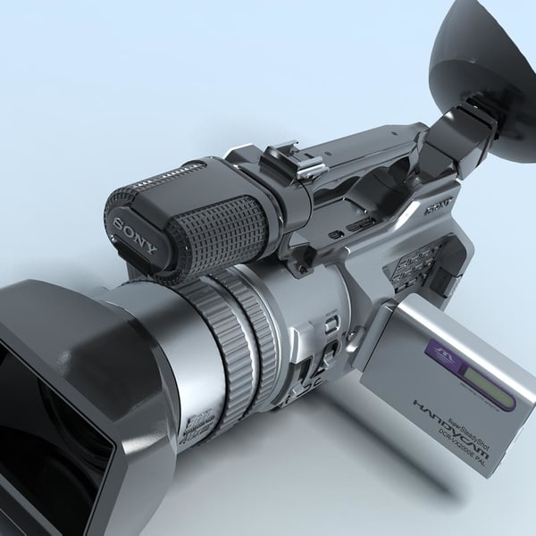 sony vx2000 camcorder 3d max