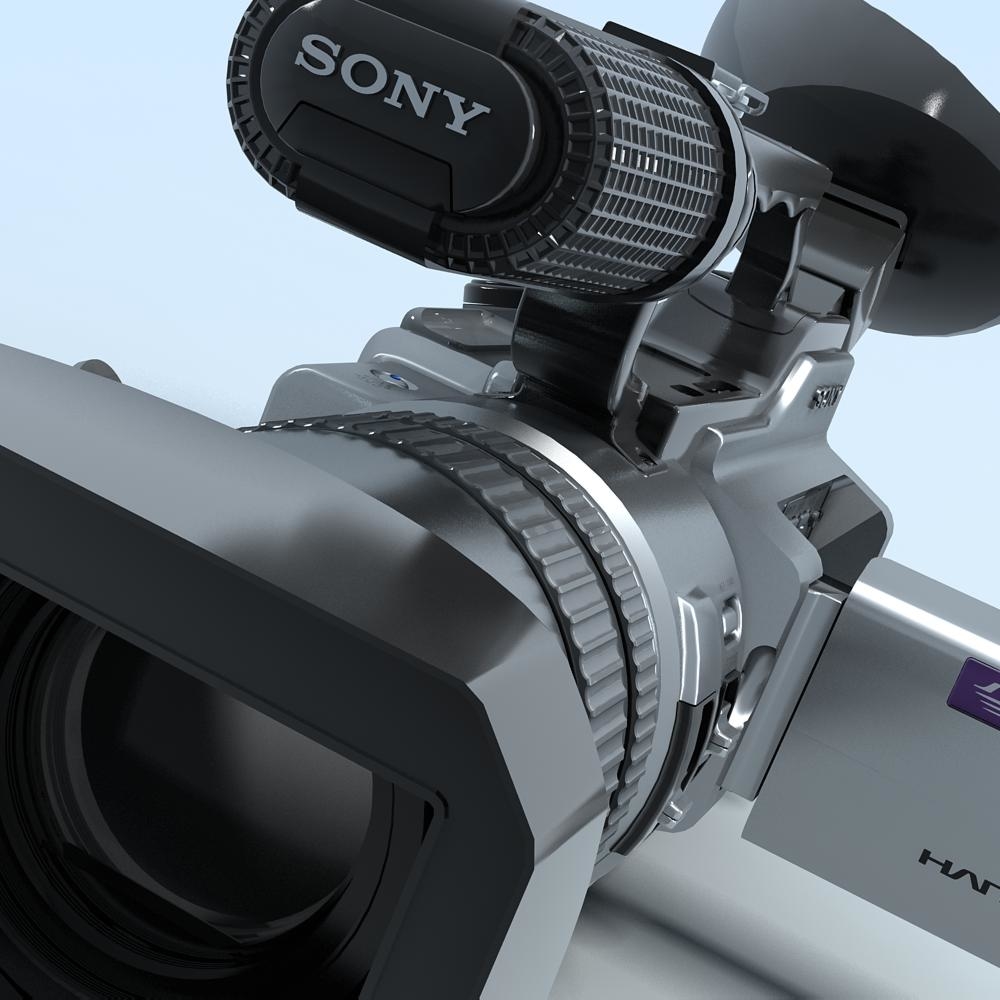 sony vx2000 camcorder 3d max