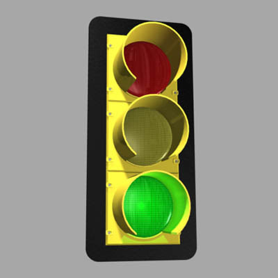 traffic light 3d model