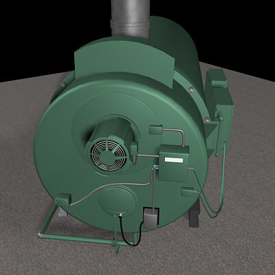 boiler 3d model