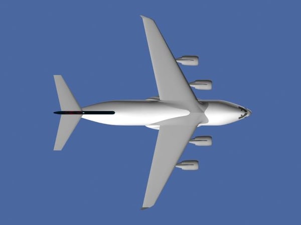 md-17 transportation aircraft 3d max