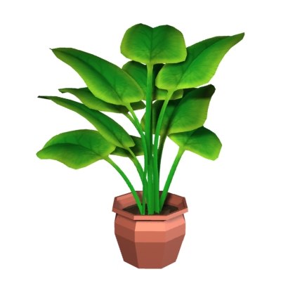 3d house plant pot model