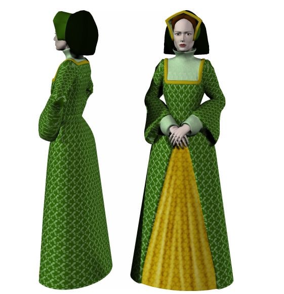 3d queen poser 3 model