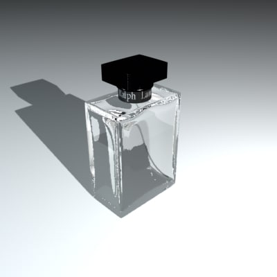 cologne bottle ralph lauren 3d model