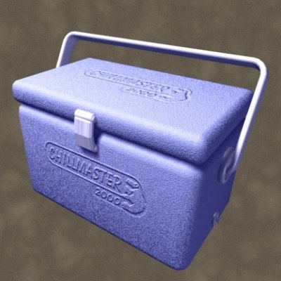 ice chest 3d model