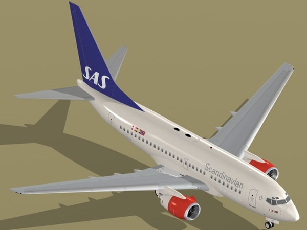 b 737-600 3d model