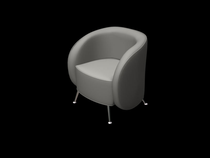 reception chair 3d model
