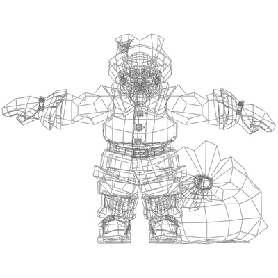 dxf santa claus