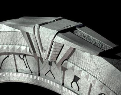 stargate portal gateway 3d model