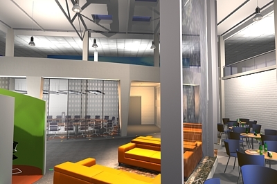 interior office set 3d model