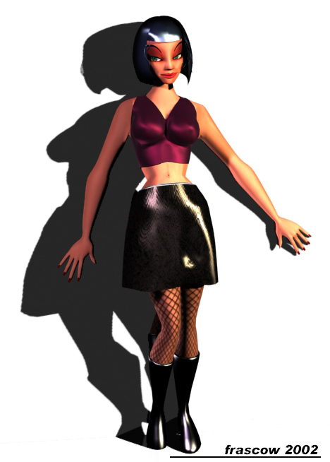 3d Turbosquid Andrea Girl